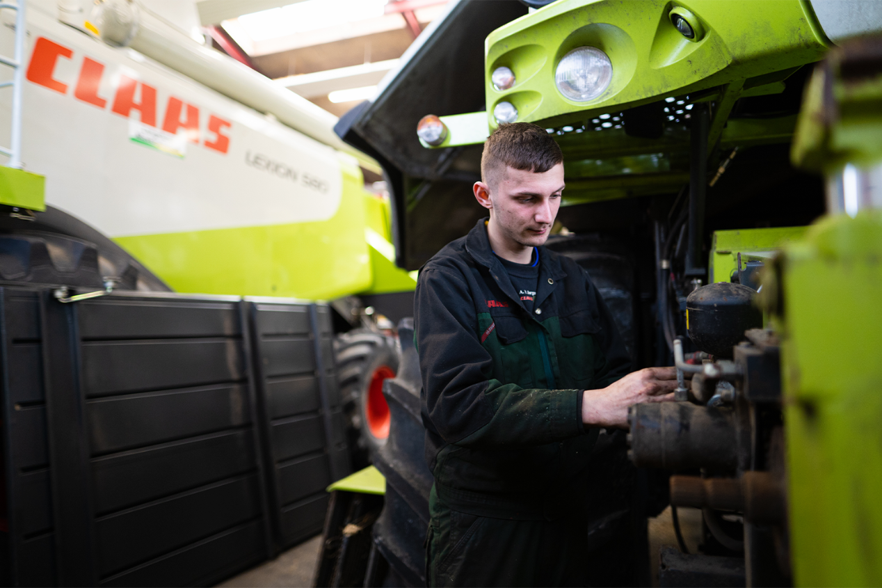 Lärlingsprogram CLAAS servicetekniker